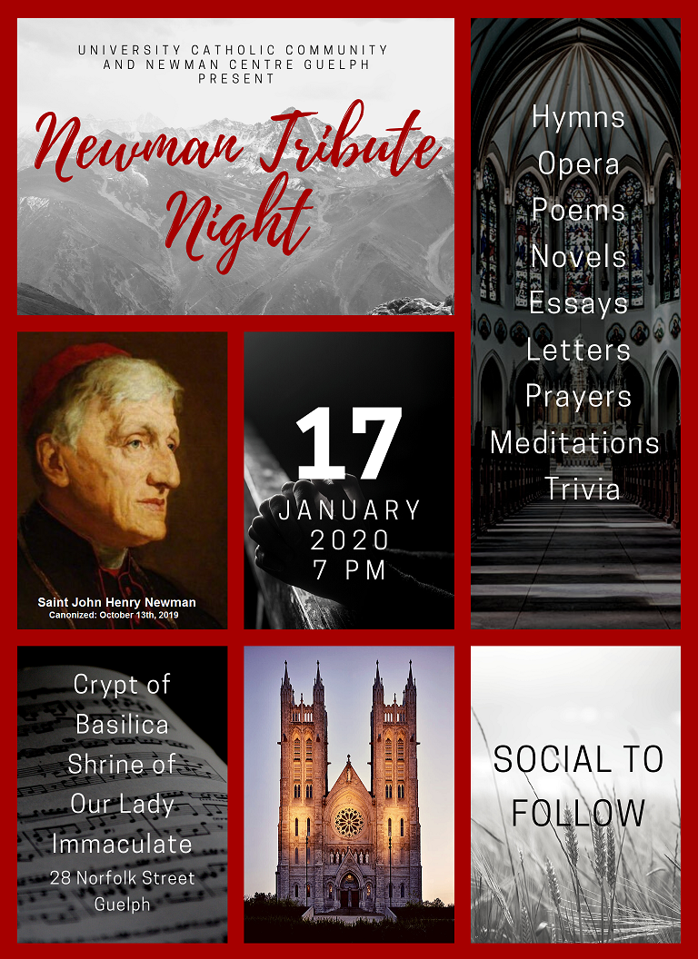 Newman Tribute Night | Communio Circle of the Diocese of Hamilton
